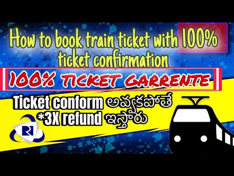 How to book train tickets online with 100% conformation? || #irctc # ...