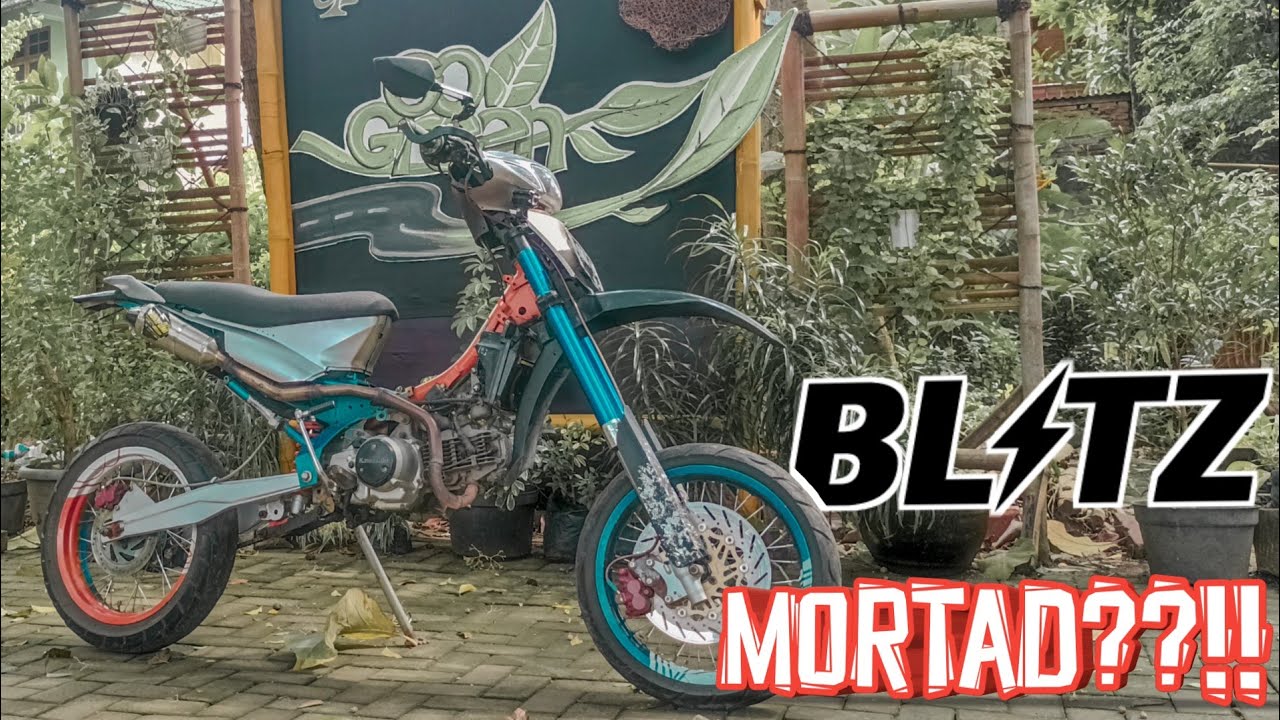 REVIEW MOTOR KAWASAKI BLITZ th 2004 KONSEP SUPERMOTO #73 - YouTube