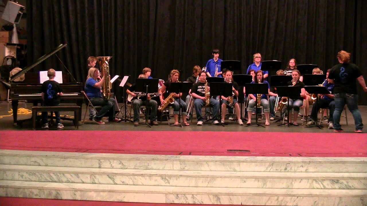 2014 Checotah Middle School Band - YouTube