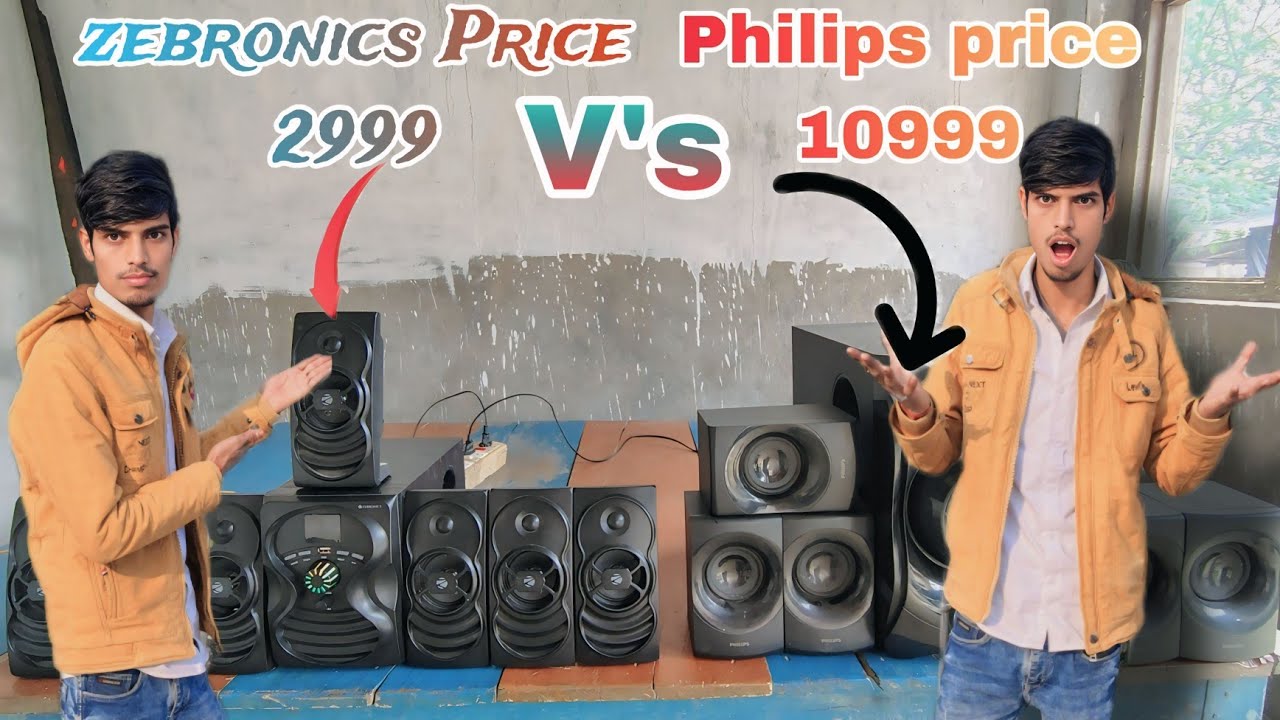 Part 1 zebronics omega 7.1 V's Philips Full 🥰🥰🥰review Best home theatre ...