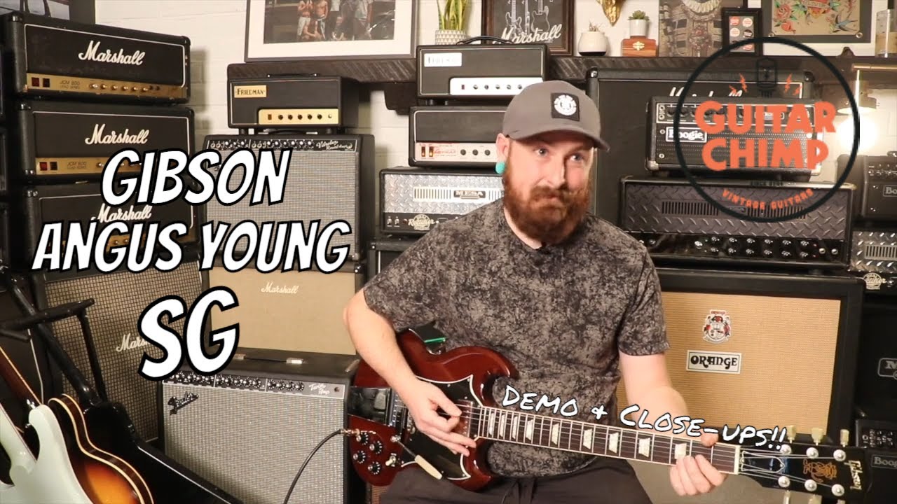 Review & Demo | '01 Gibson SG Angus Young Signature Electric Guitar ...