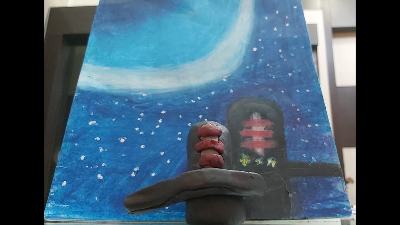 Handmade clay shivling - YouTube