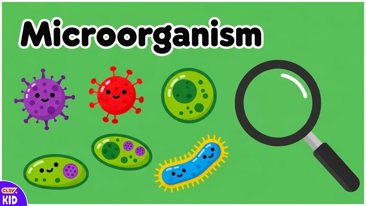 ClevKid | Learn About Microorganisms Science for Kids, Toddlers ...