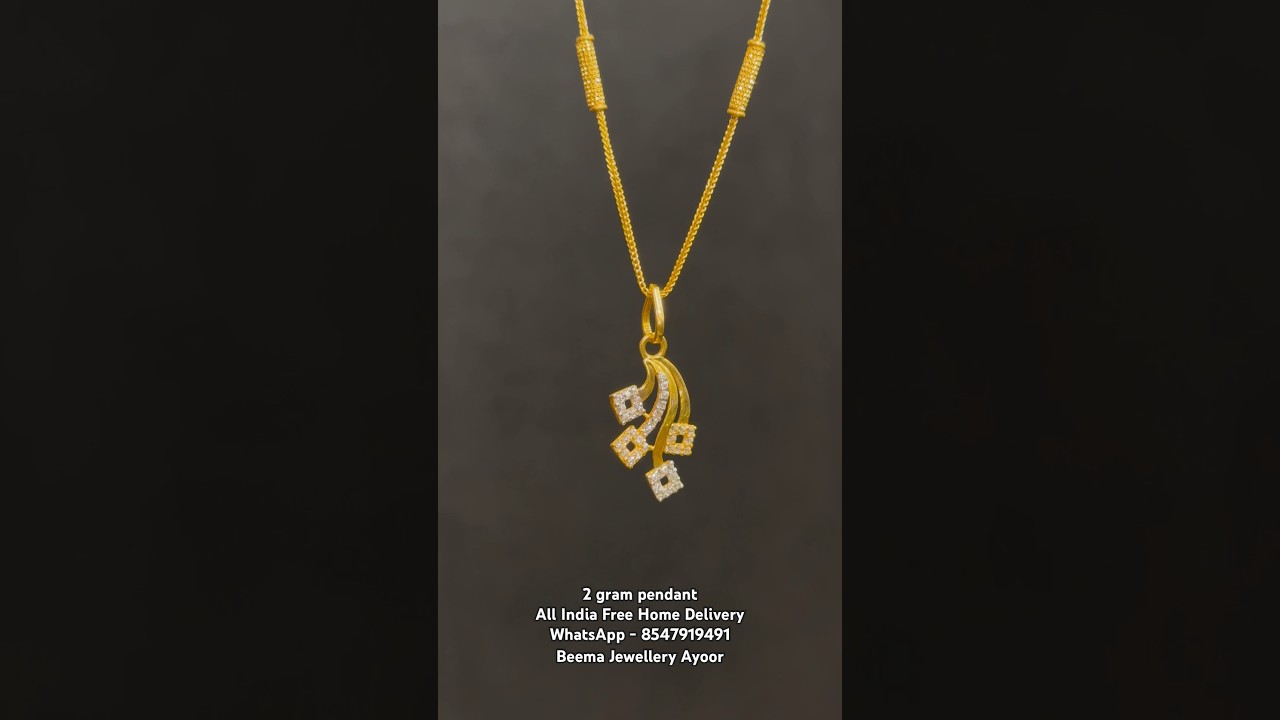 2 gram pendant - YouTube