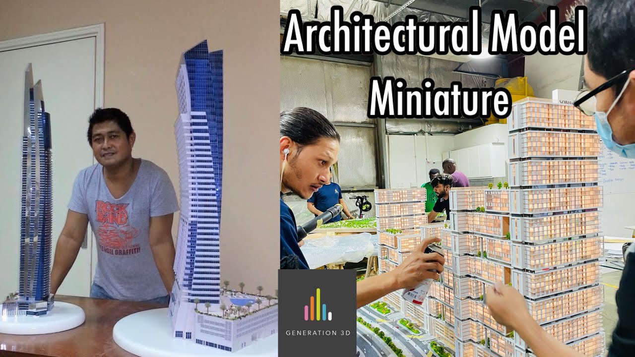 Architectural Scaled Model Miniature / 3D Printing Miniature - YouTube