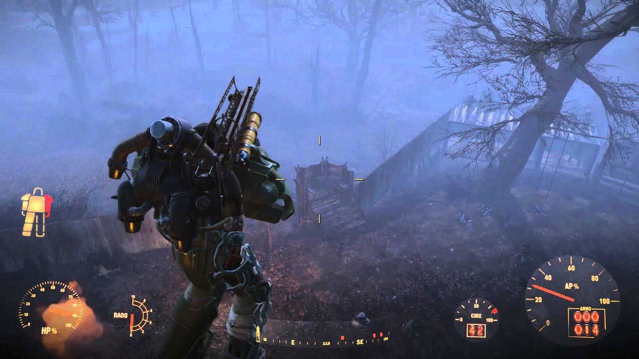 Fallout 4; Jet Pack Battle with Super Mutants - YouTube