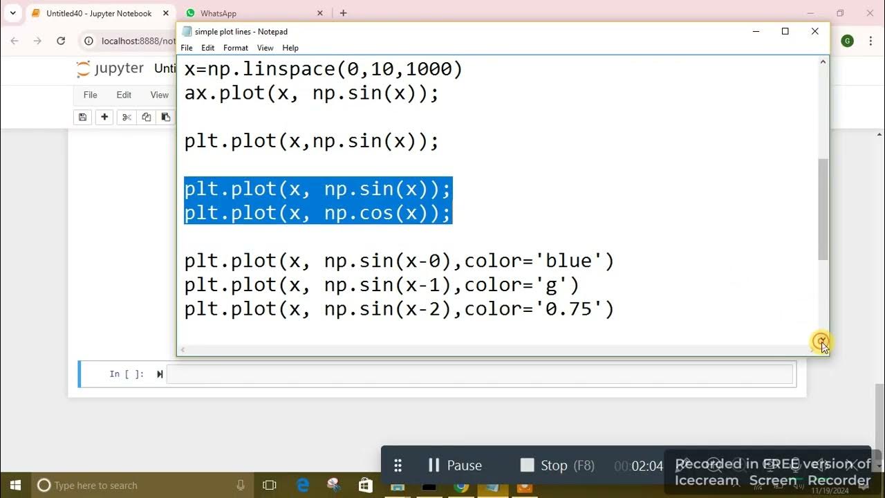 Simple line plots - YouTube