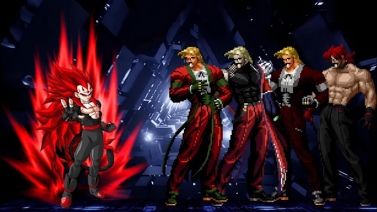 [DBZ vs KOF] Evil Vegeta vs. Rugal Bernstein Team - YouTube