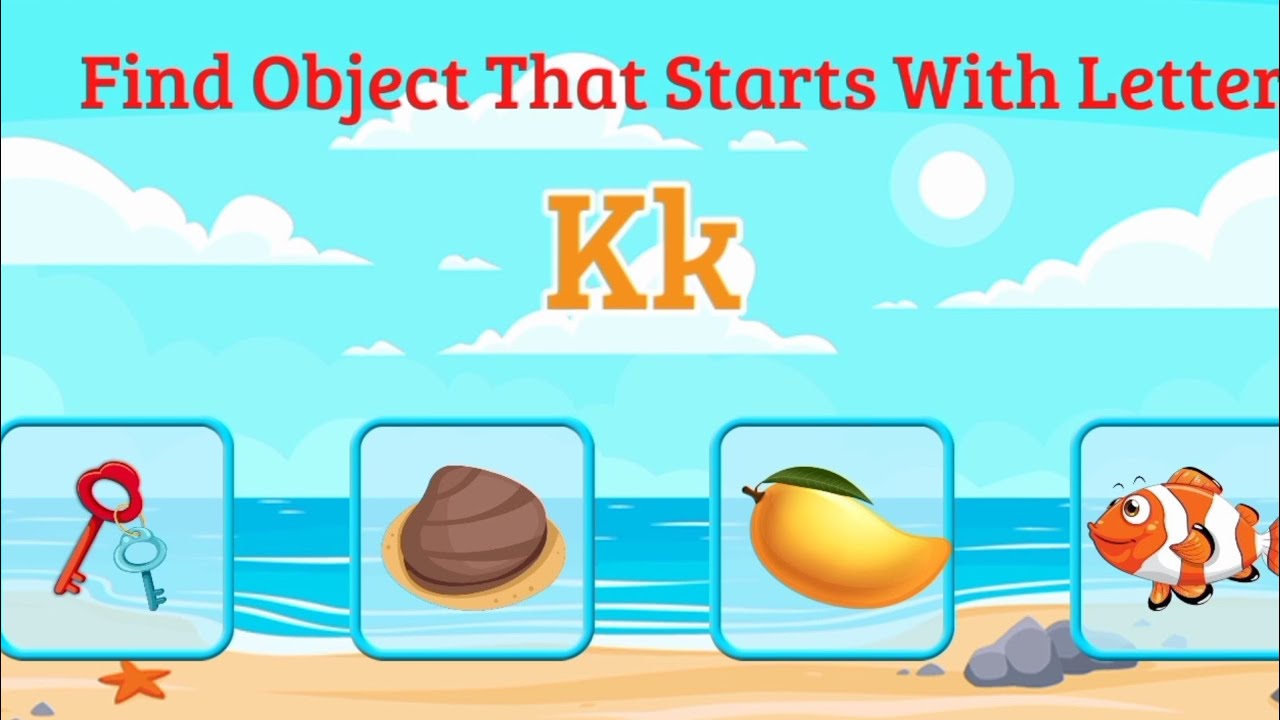 find object that start with letter | abcd, abcd, a learning | abc kids ...