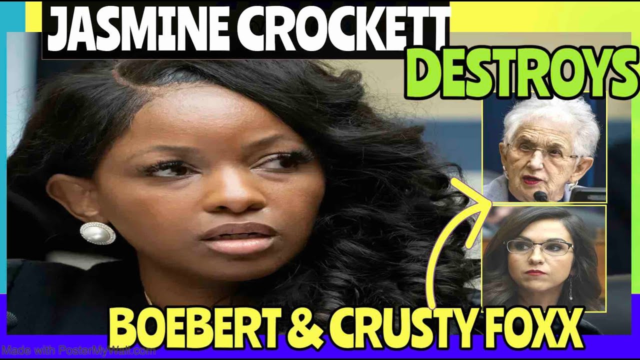 WOW! JASMINE CROCKETT destroys Boebert Virginia Foxx Sarah Sanders GOP ...