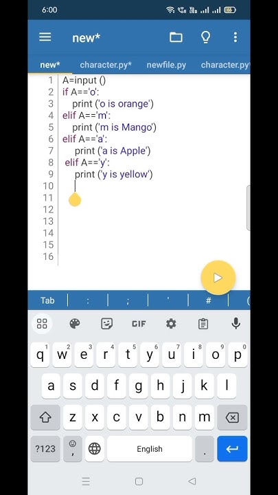 If Elif Else In Python Shorts Ytshorts Python Pydroid3 Coding Programming Youtube