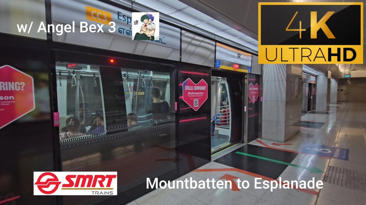 Purple Parade 2024! SMRT CCL Alstom Metropolis C830C (850) ride from ...