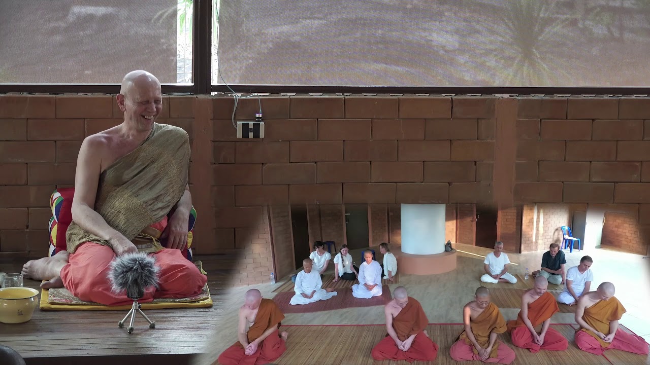 "Seeing a Buddhist monk reminds us..." Dhammatalk by Ajahn Martin ...