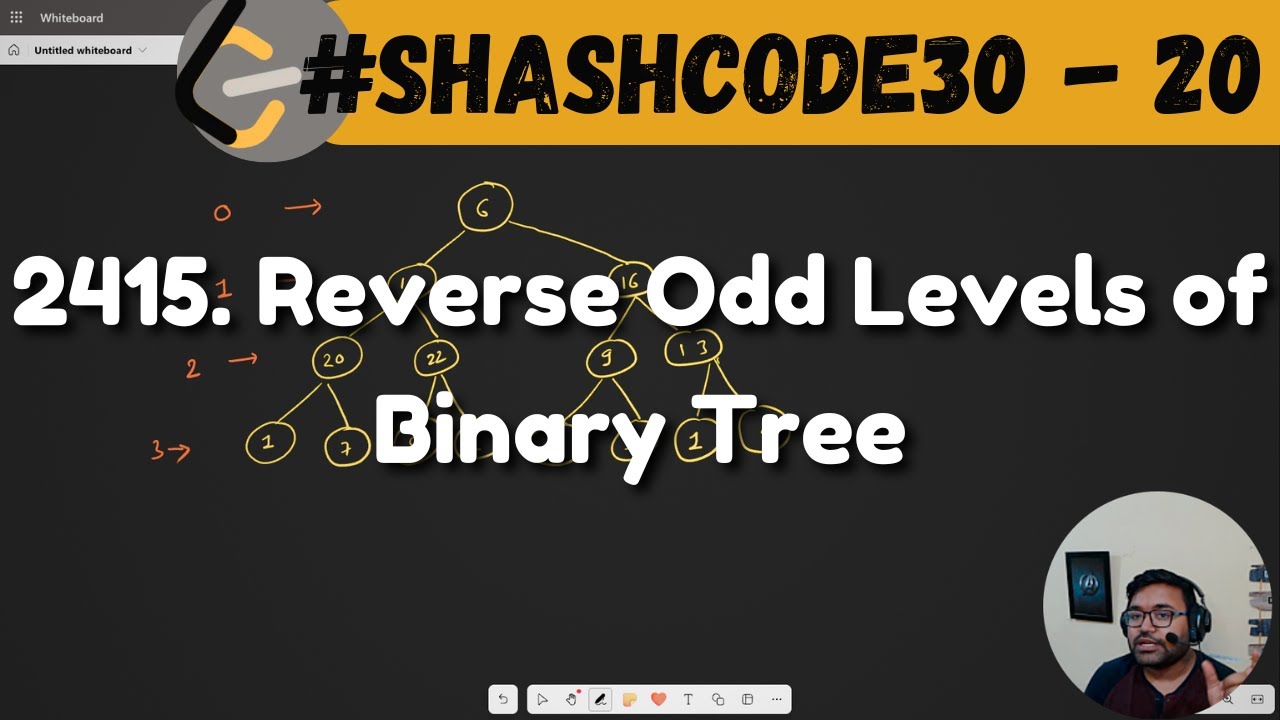 2415. Reverse Odd Levels of Binary Tree | leetcode daily challenge ... 2415. Reverse Odd Levels of Binary Tree | leetcode daily challenge ...