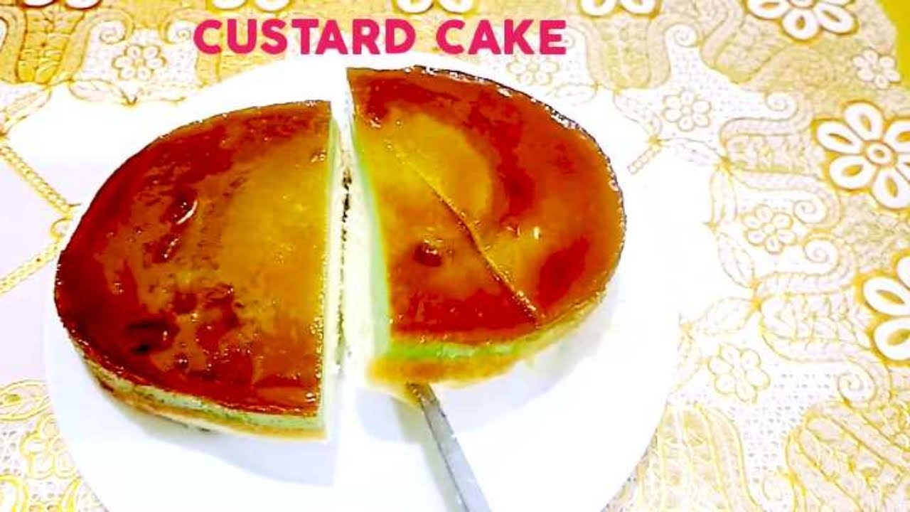 STEAMED CUSTARD CAKE || HOW TO MAKE CUSTARD CAKE || NO BAKE - YouTube
