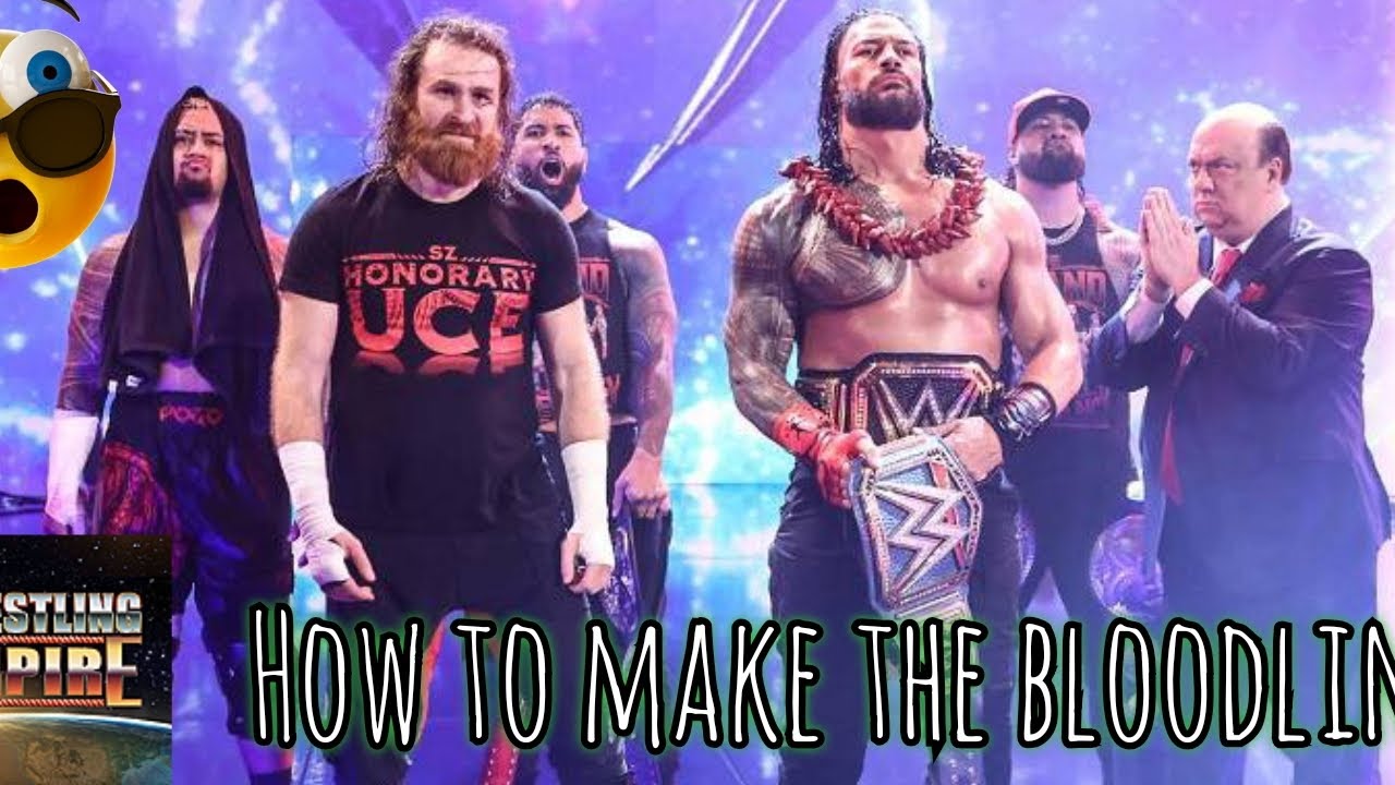 how to make the bloodline in wrestling empire 😱🔥 - YouTube