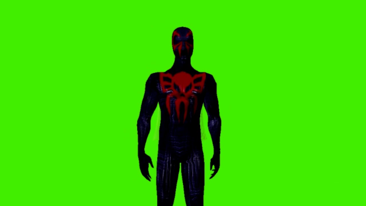 Green Screen Spider-Man 2099 Part 1 - YouTube