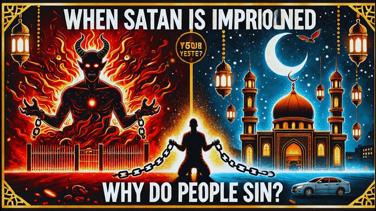 When Satan is imprisoned in Ramzan then why do people commit sins? - YouTube