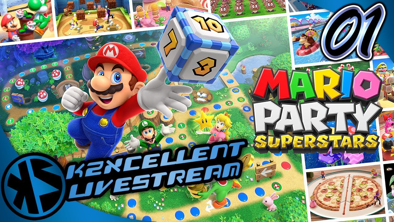 The Very First Mario Party Match | Mario Party Superstars | KZXcellent ...