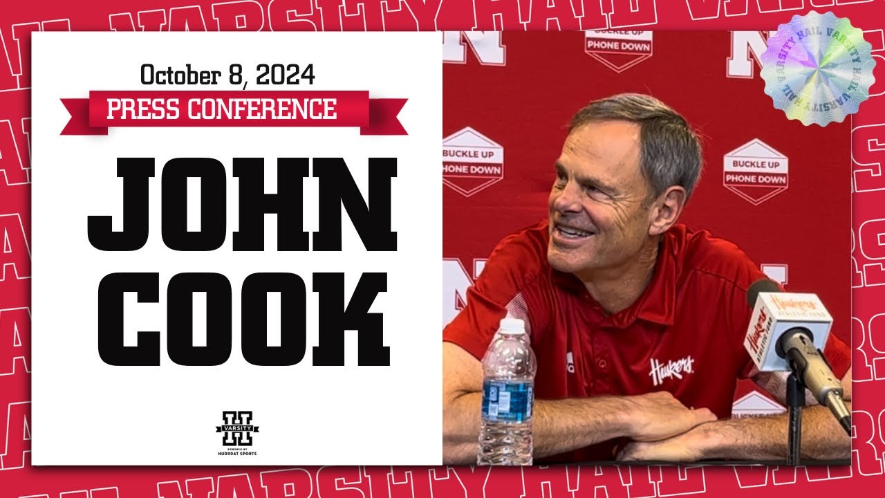 Nebraska Volleyball Head Coach John Cook Press Conference | October 8 ...