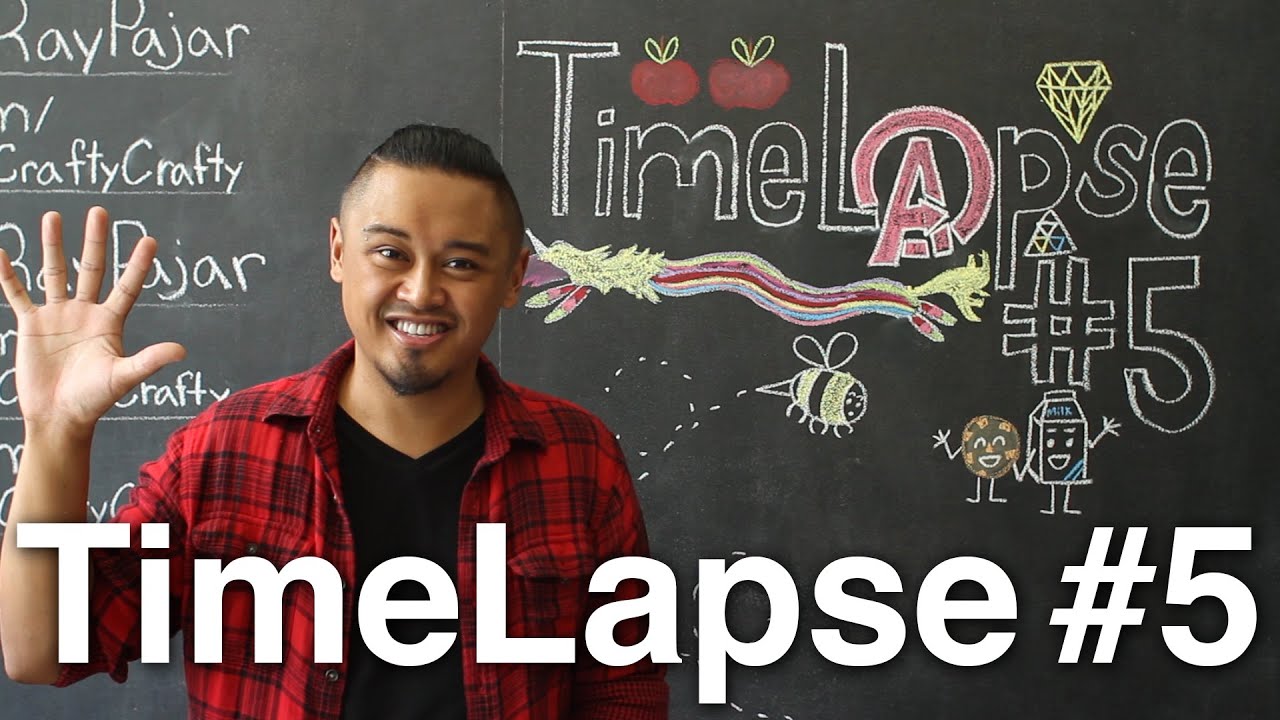 Chalk Time Lapse Compilation #5 + Shoutouts!! - YouTube