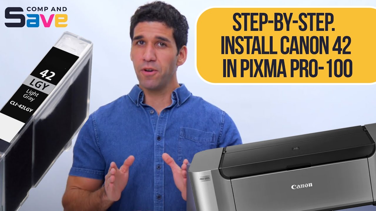 Canon PIXMA PRO 100 Printer Ink Cartridges Installation Canon 42 canon-pixma-pro-100-printer-ink-cartridges-installation-canon-42