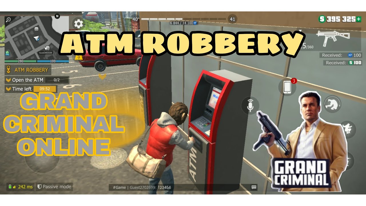 Atm robbery grand criminal online - YouTube