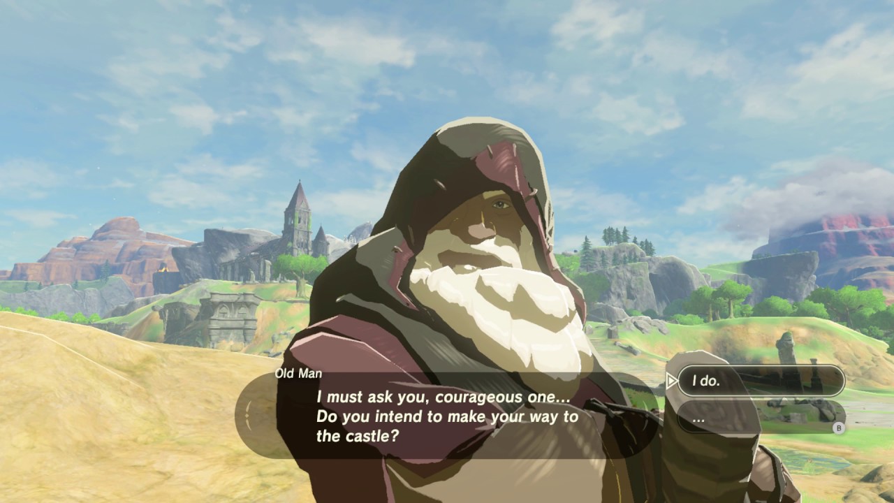 ZELDA BOTW: Episode 4 Great Plateau cut scene - YouTube