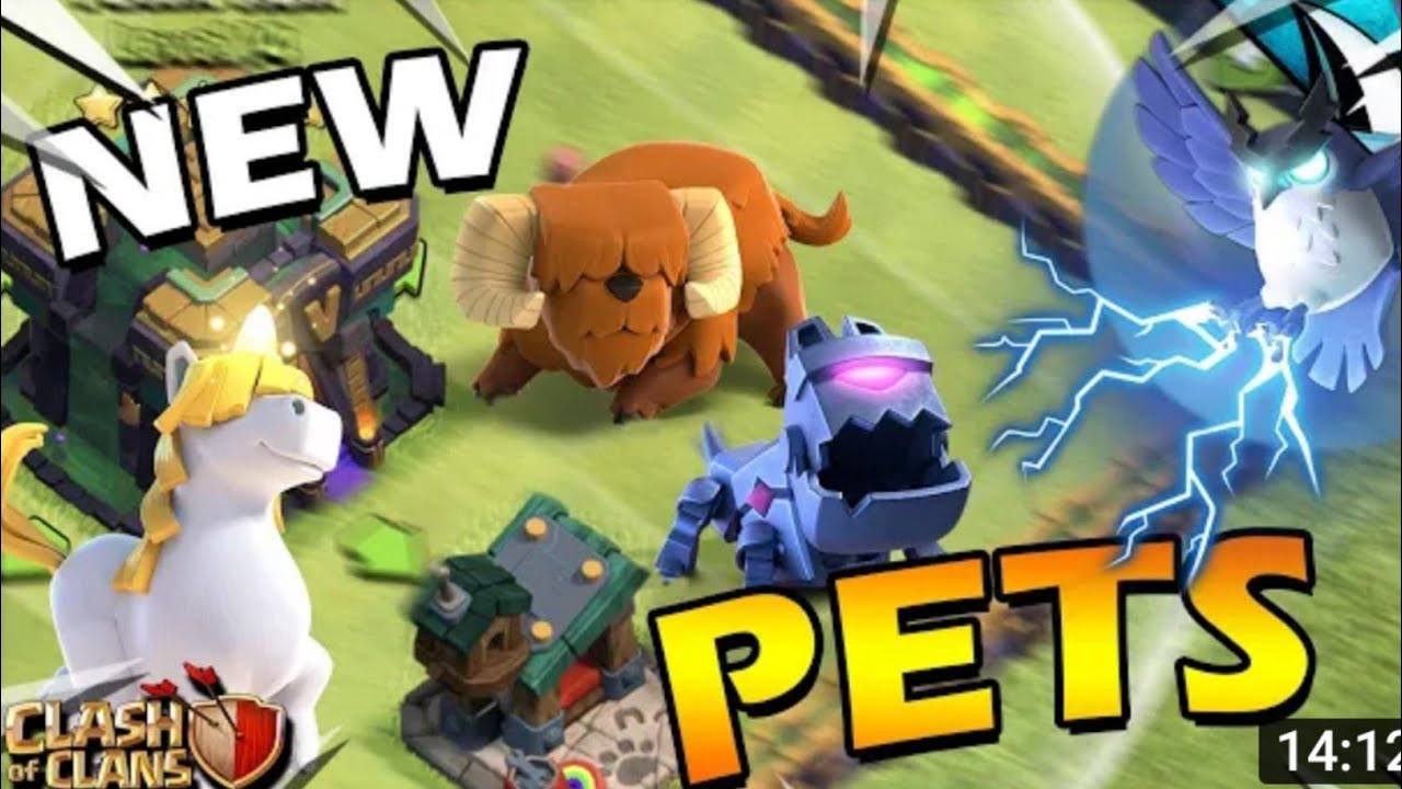 Clash Of Clans hero's pet new update - YouTube