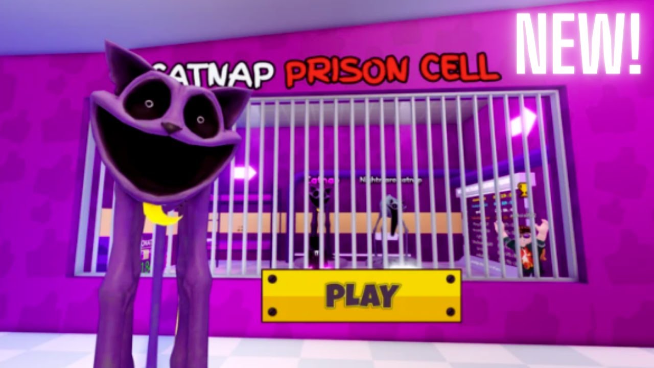 [NEW!] CATNAP PRISON RUN! Escape the Most Intense Roblox Obby Ever ...