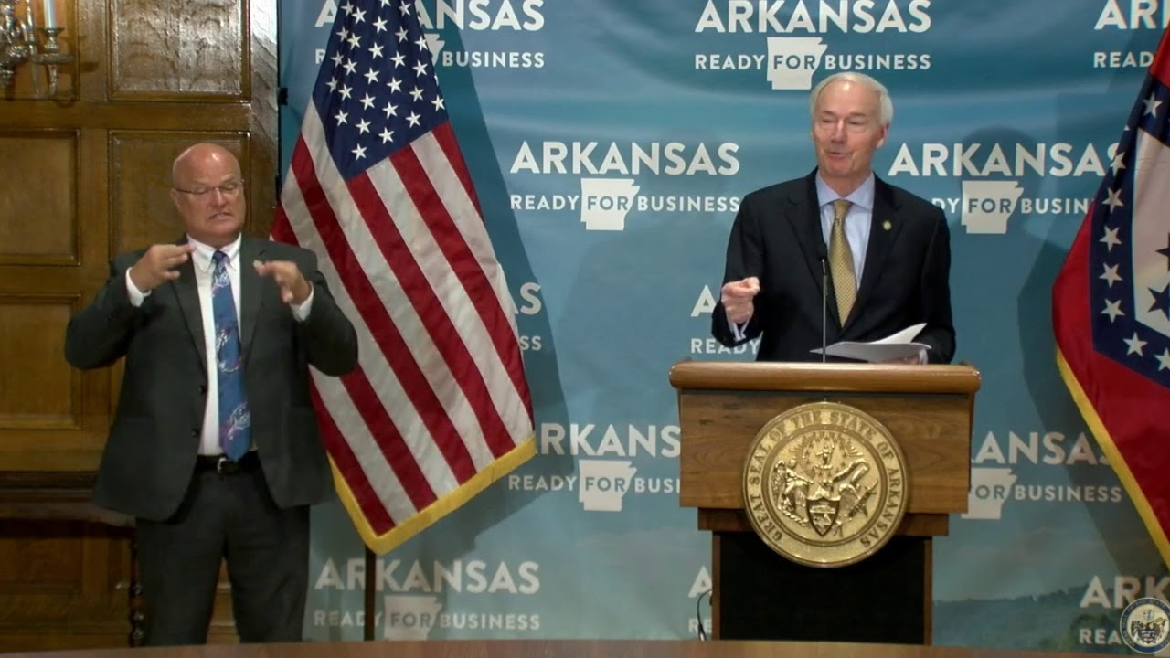 Ar Gov Asa Hutchinson June 10 2020 Reopening Phase 2 Youtube