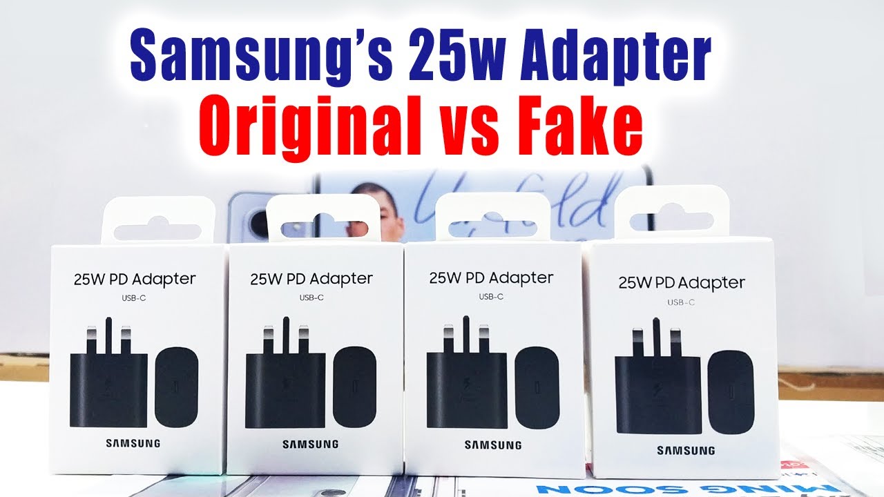 Original VS Fake Samsung Adapter - How To Identify Samsung's Original ...