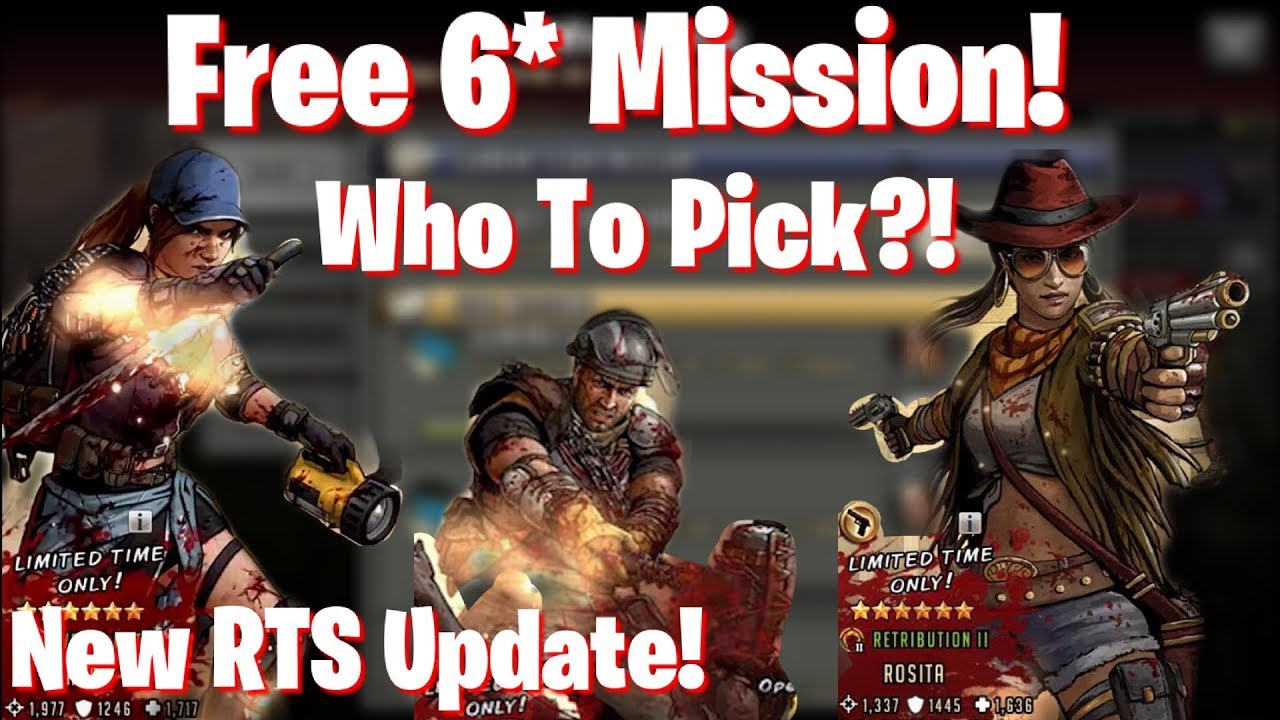 TWD RTS: New Free Ascendable Character Mission! Who Will You Choose ...