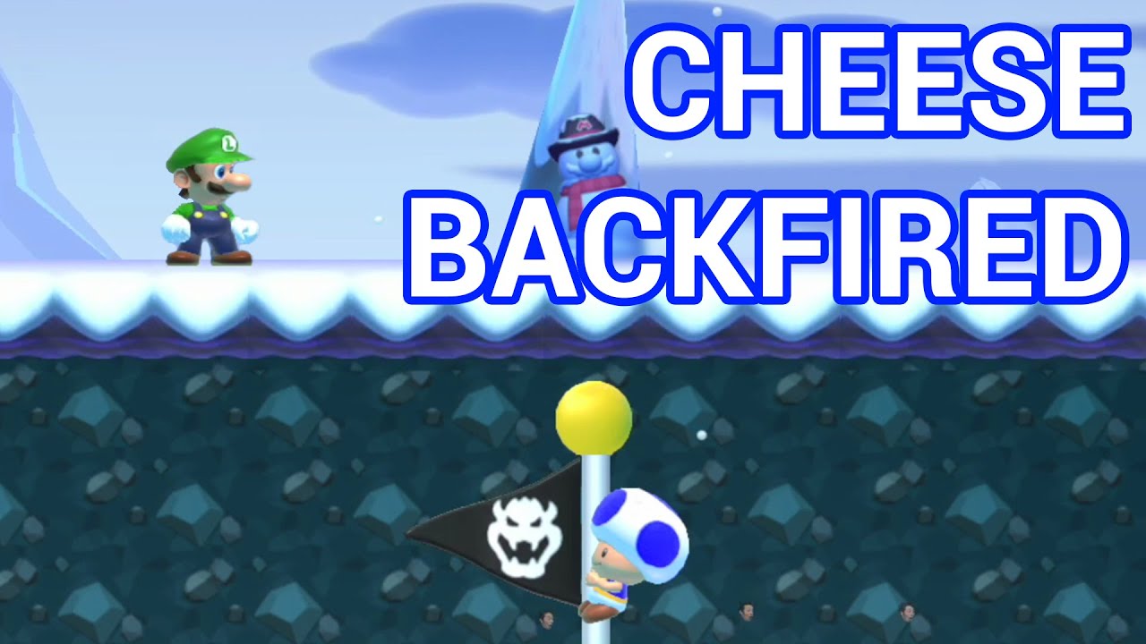 When the CHEESE BACKFIRES HARD — Mario Maker 2 Multiplayer Versus - YouTube