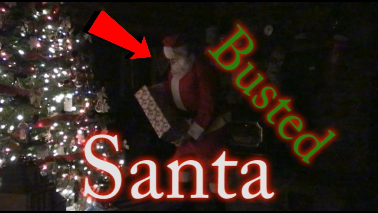 Santa Claus Captured on Camera | Delivering Presents on Christmas Eve ...