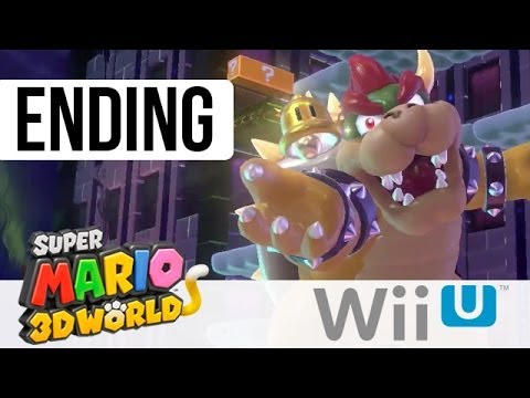 Super Mario 3D World ENDING - FINAL BOSS!! World 8 Castle/World Bowser ...