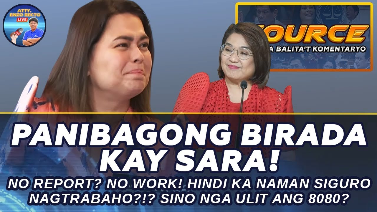 SINO NGA ULIT ANG BOBO? NO REPORT? NO WORK! PUBLIC OFFICE IS NOT A FREE ...