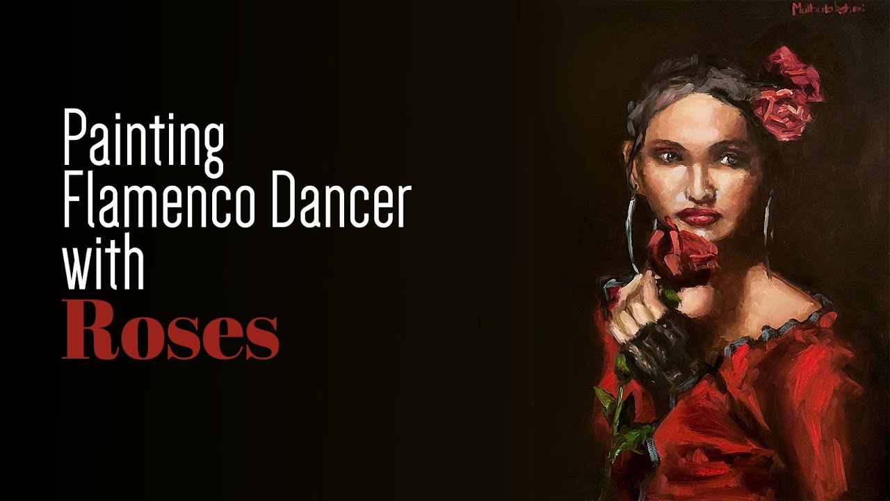 Flamenco Dancer with Roses - YouTube