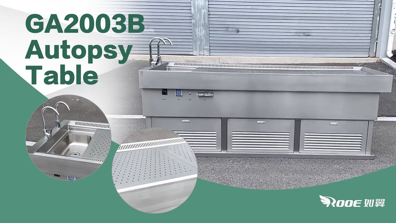 Automatically Wash Dirt Forensic Autopsy Table with Automatic Washing ...