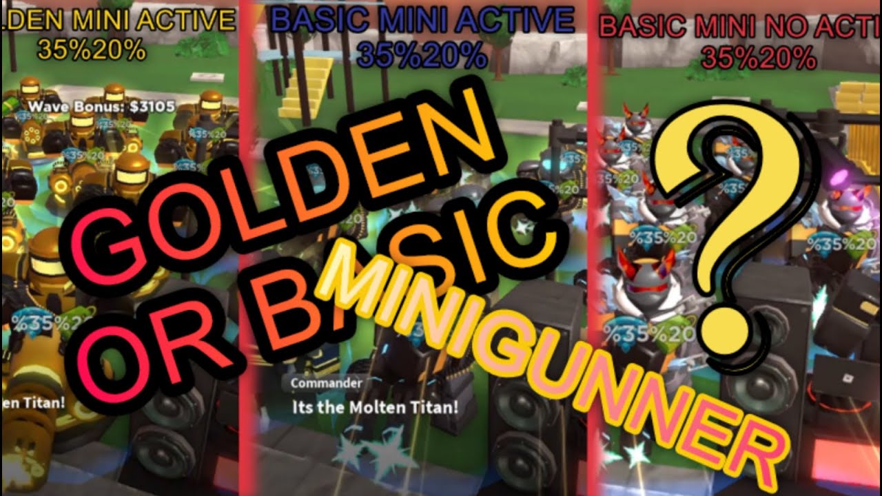 TDS test MINIGUNNER golden, basic and no active - YouTube