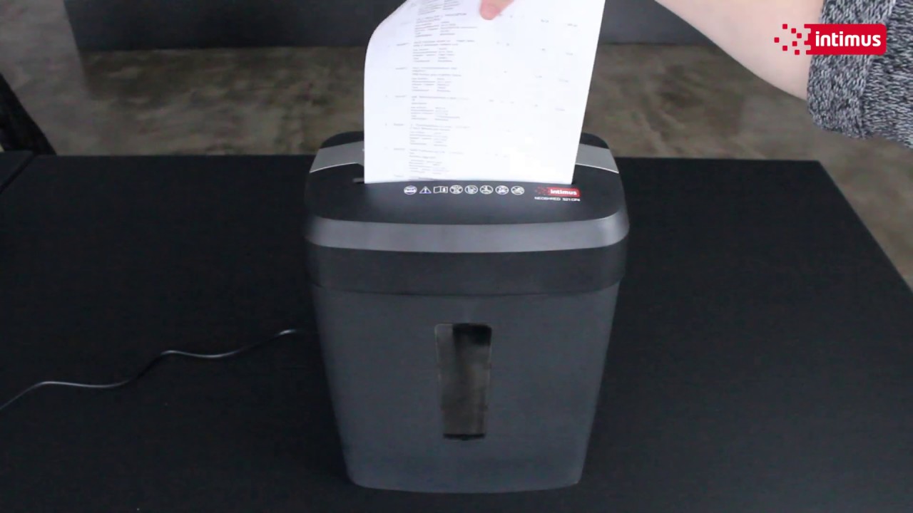 intimus Neoshred Shredder range - YouTube