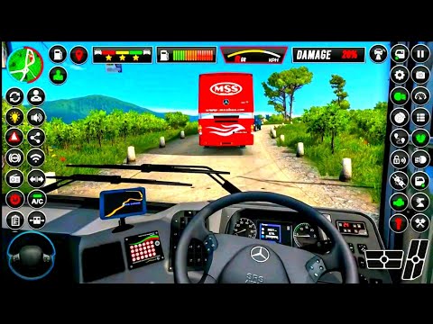 Us Uphill Off Road Dangerous Bus Driving Gameplay _ Bus 3d Game _ Bus ...