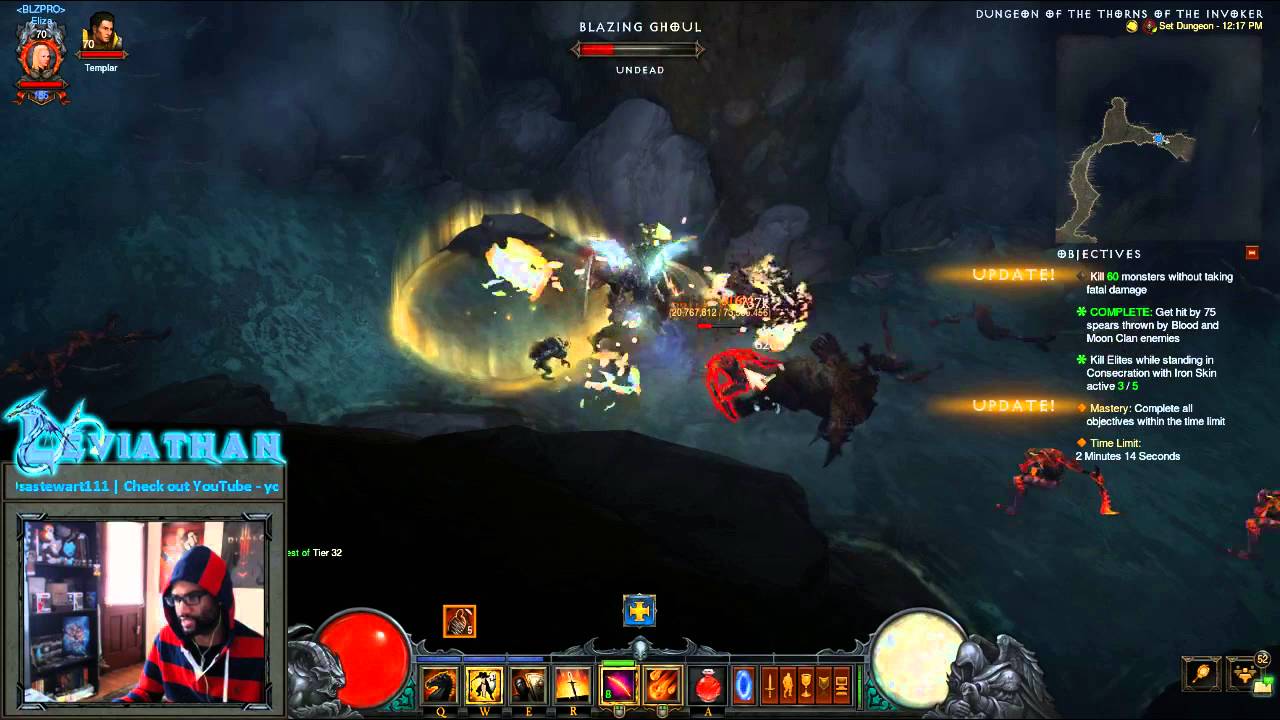 [Diablo 3] Season 5 Highlights - Invoker's Set Dungeon Mastery - YouTube