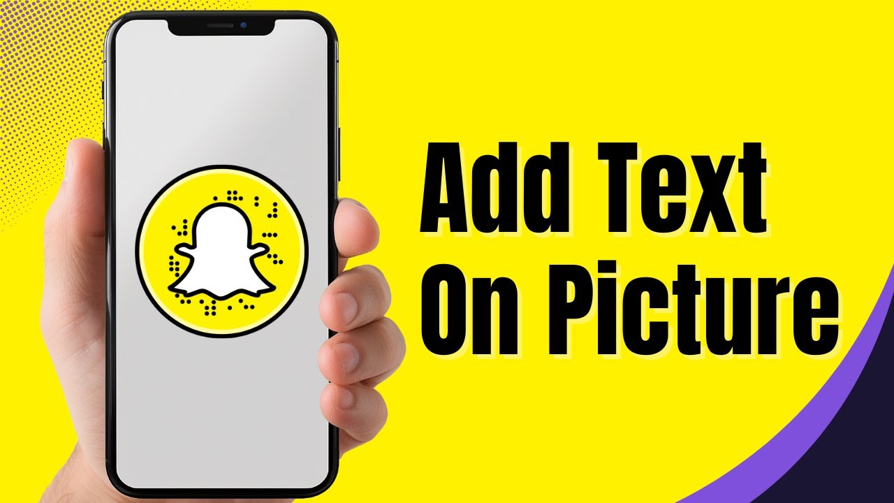 How To Add Text On Picture By Snapchat | Add text on a Photo (2024 ...