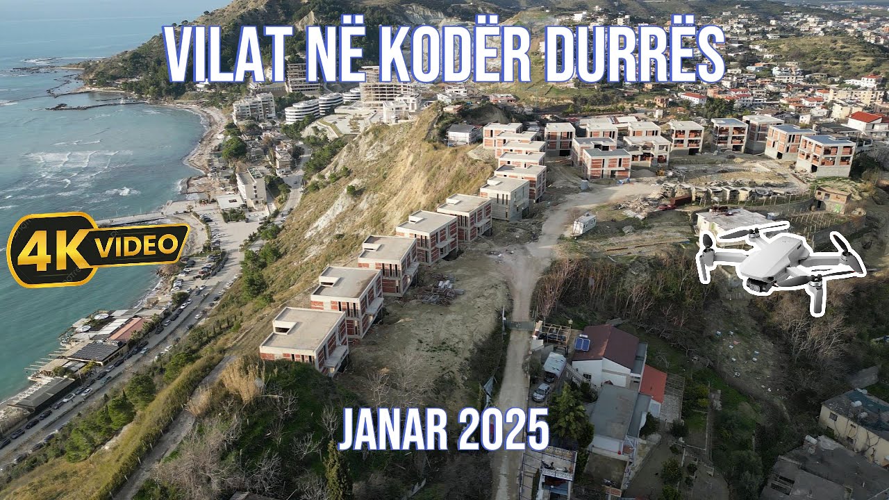 Video me drone | Kompleksi i vilave ne koder Durres - YouTube