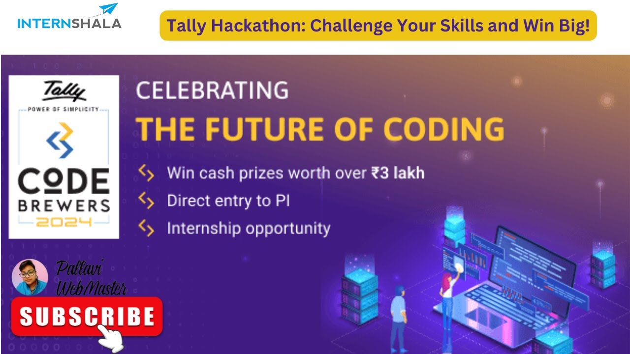 Tally CodeBrewers Hackthon 2024 || Win Cash Prizes Worth Over ₹3 Lakh || Internship Opportunity ...