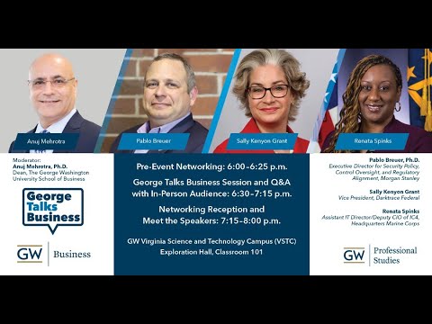 George Talks Business with Pablo Breuer, Sally Kenyon Grant and Renata ...