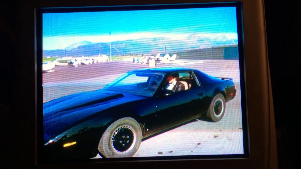 Knight rider Michael jumps onto a plane and kitt catches him - YouTube