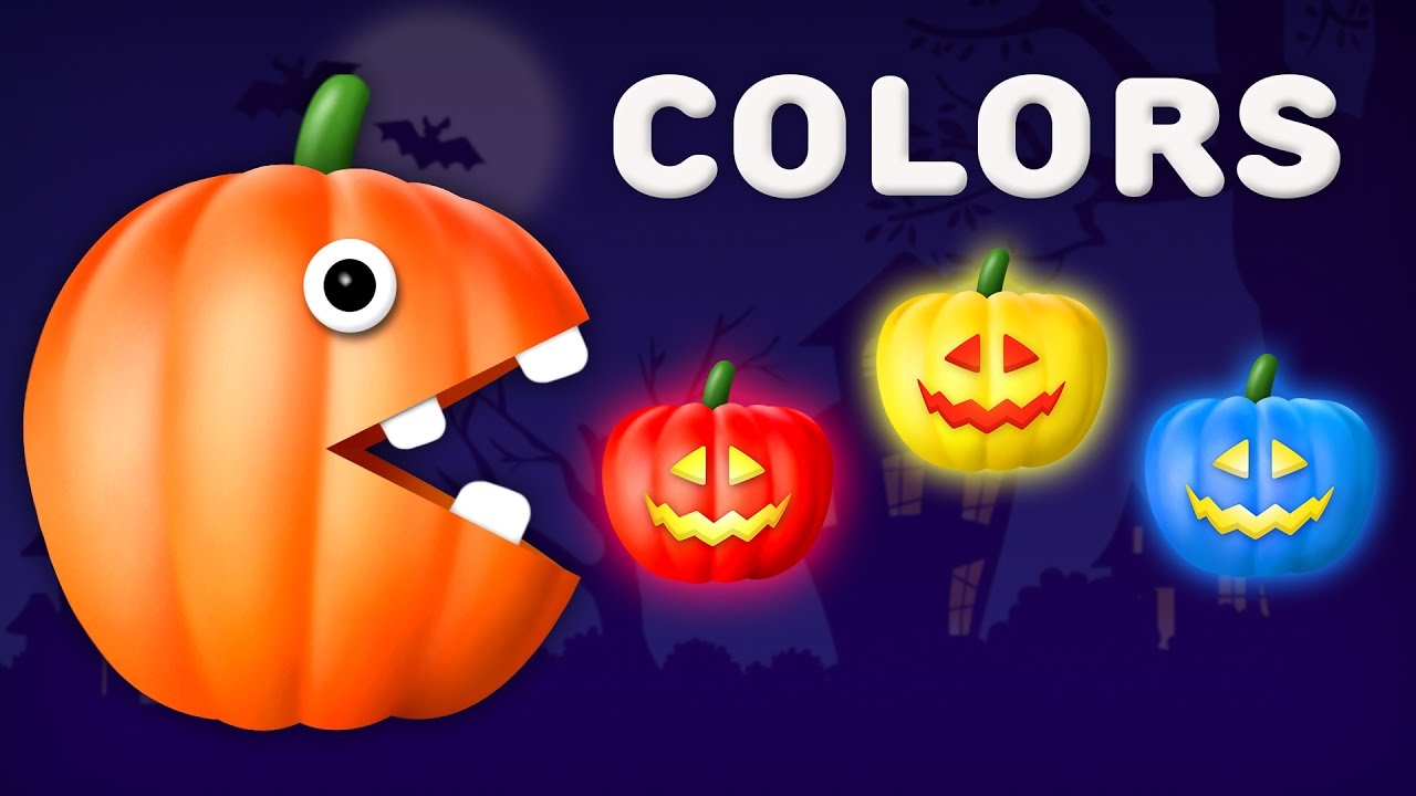 Learn Colors with Packman Cartoon - Colours for Children - YouTube