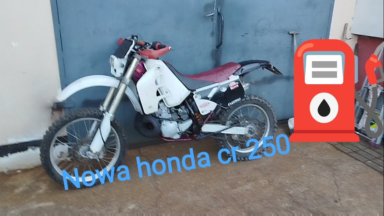 HONDA CR 250R kupiłem legendę crm 500 - YouTube